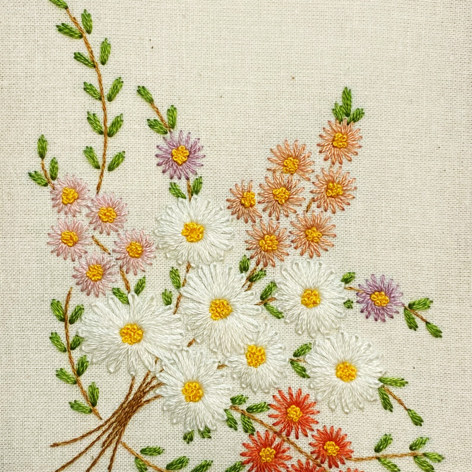 Instant Download Embroidery PDF Flower Pattern Hand - Etsy