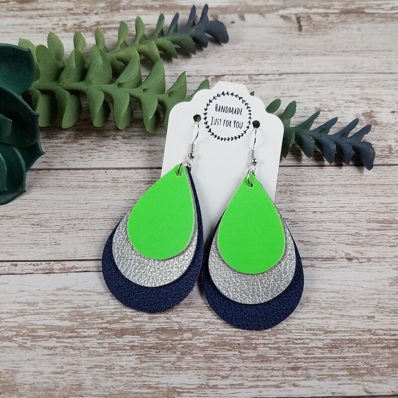 Seahawks Earrings - Etsy