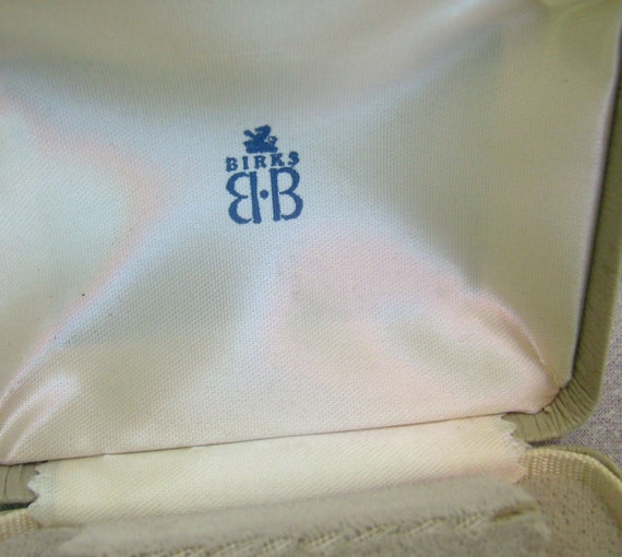 Vintage Off White BIRKS Box...Has Original "Genuine … - Gem