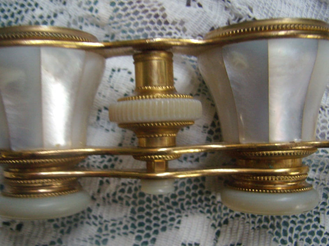 Antique Mother of Pearl Opera Glasses...colmont FI...PARIS.... - Etsy