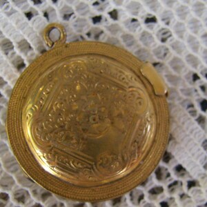 Antique Victorian Mourning Locket, Three Hair Plaits, Embossed Floral ...