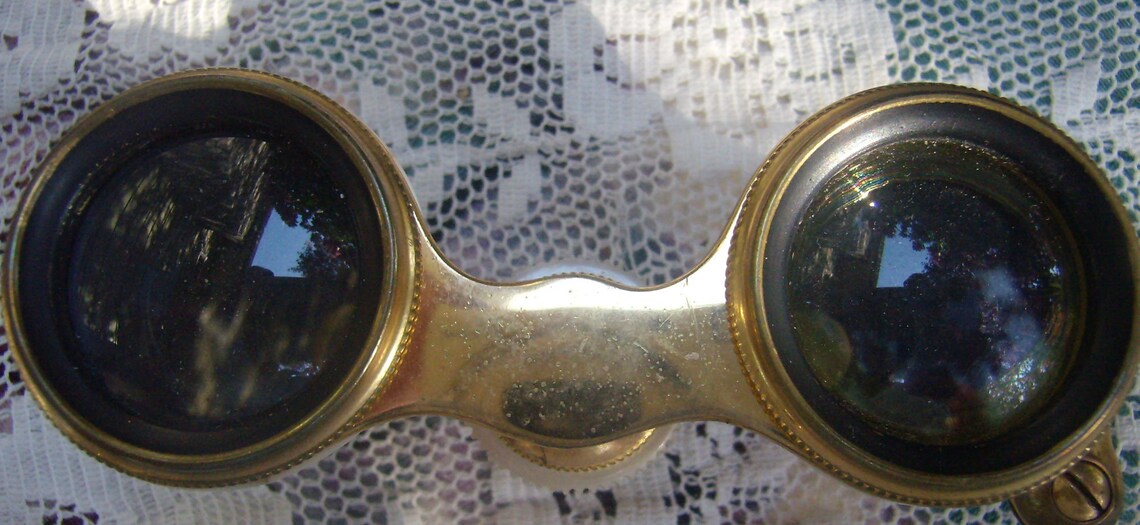 Antique Mother of Pearl Opera Glasses...colmont FI...PARIS.... - Etsy