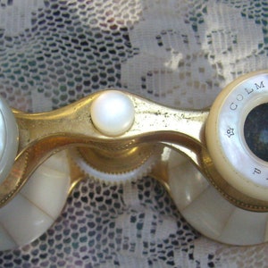 Antique Mother of Pearl Opera Glasses...colmont FI...PARIS.... - Etsy