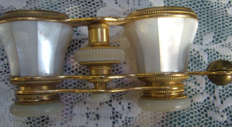 Antique Mother of Pearl Opera Glasses...colmont FI...PARIS.... - Etsy