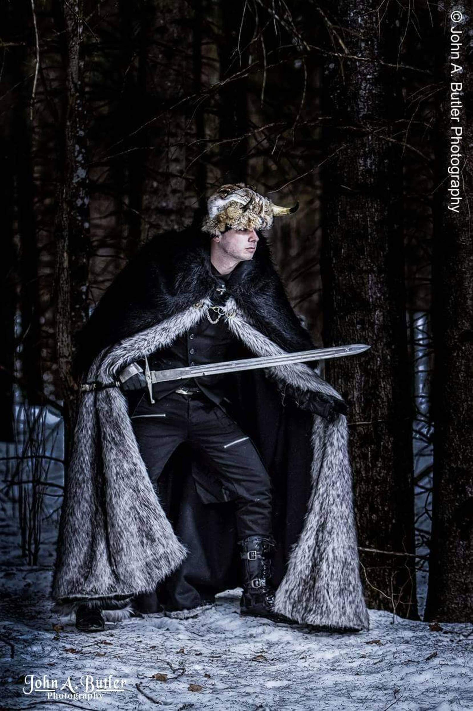 Dire Wolf Cloak Fur Cloak Faux Fur Warm Coat Custom - Etsy Canada