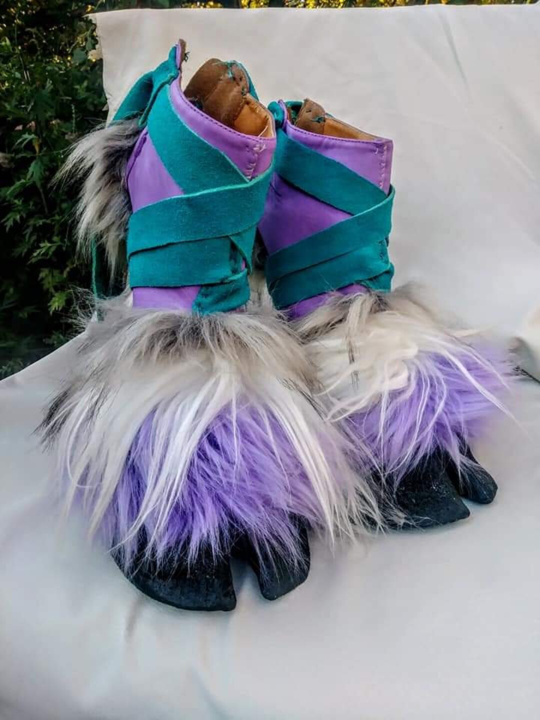 Creature Feet Shoes Satyre Costume Fur Shoes Hooved Feet Fantasy - Etsy