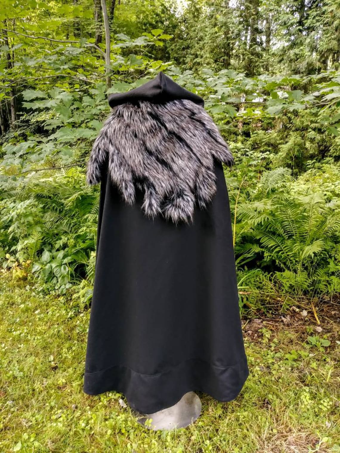 Fur Cloak Viking Cloak Fur Capelet Medieval Cloak Norse - Etsy