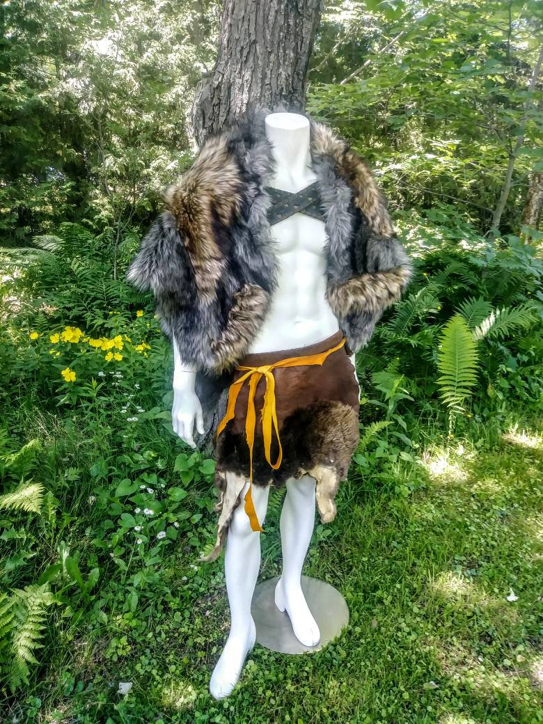 Fur Mantle, Shoulder Mantle, Viking, Game of Thrones, Shrug, Cloak ...