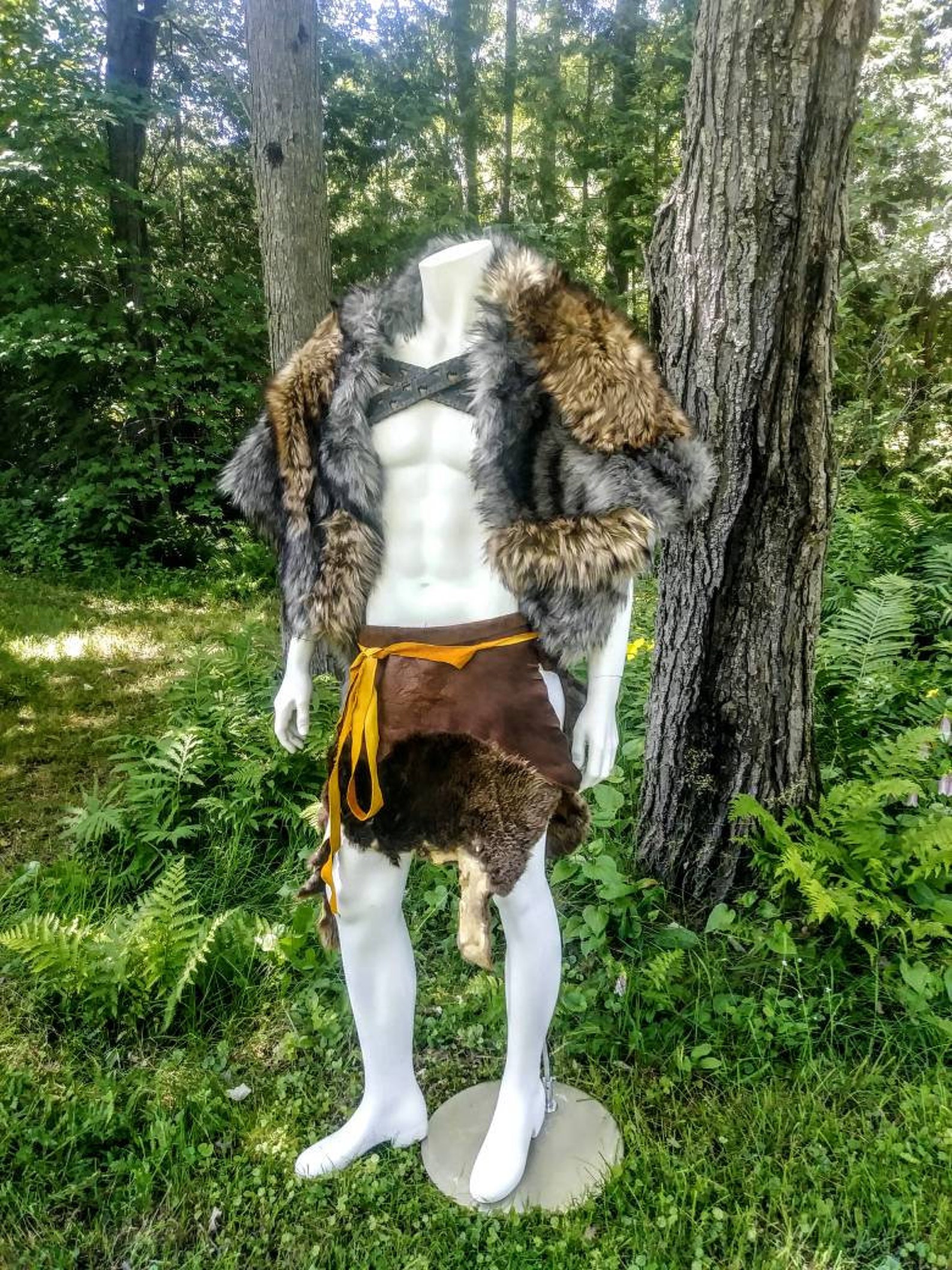 Fur Mantle, Shoulder Mantle, Viking, Game of Thrones, Shrug, Cloak ...