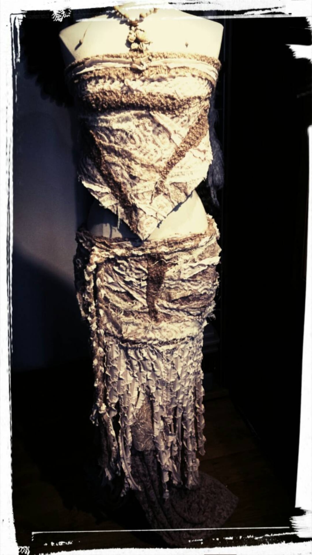 Bohemian Women's Dress Rag Top Loin Cloth Skirt Festival Clothing ...