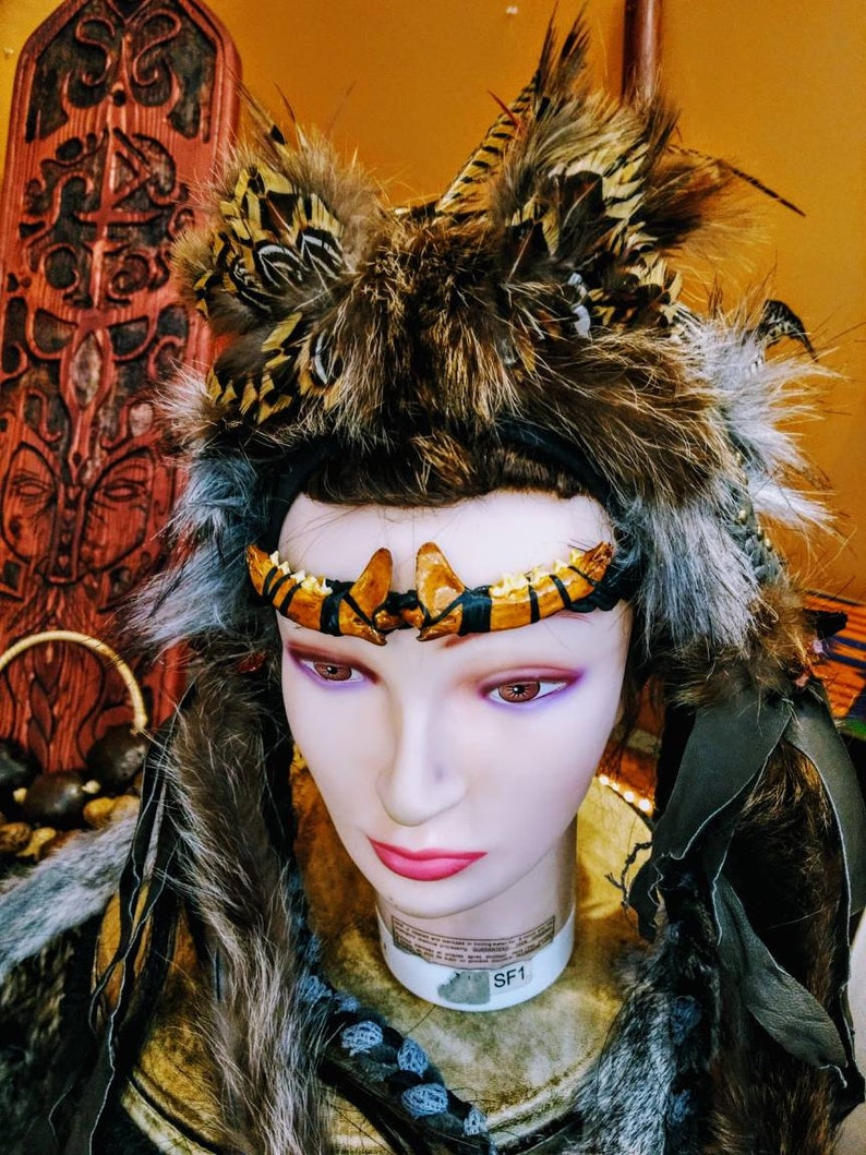 Owl, Feather Headdress, Headband, Festival Wear, Cosplay, Owls, Custom ...