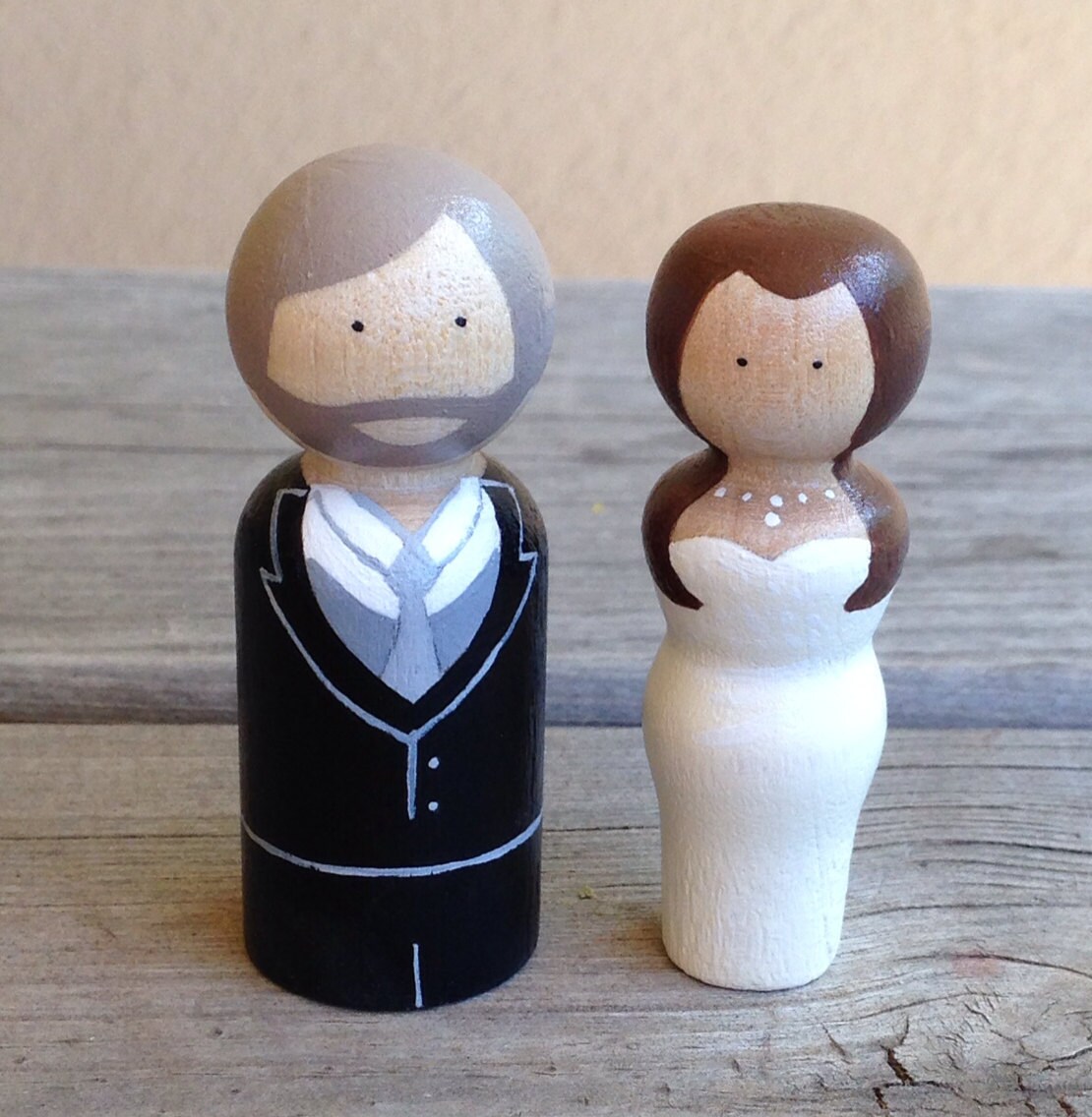 Custom MINI Wedding Cake Toppers - Etsy