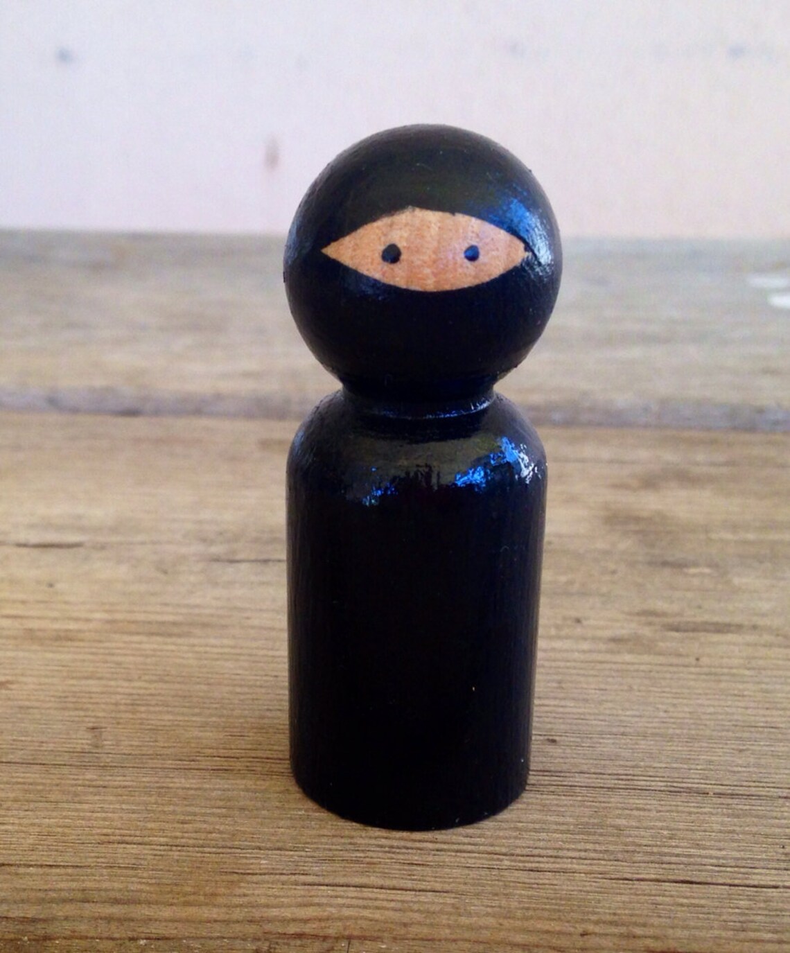Ninja Peg Doll - Etsy