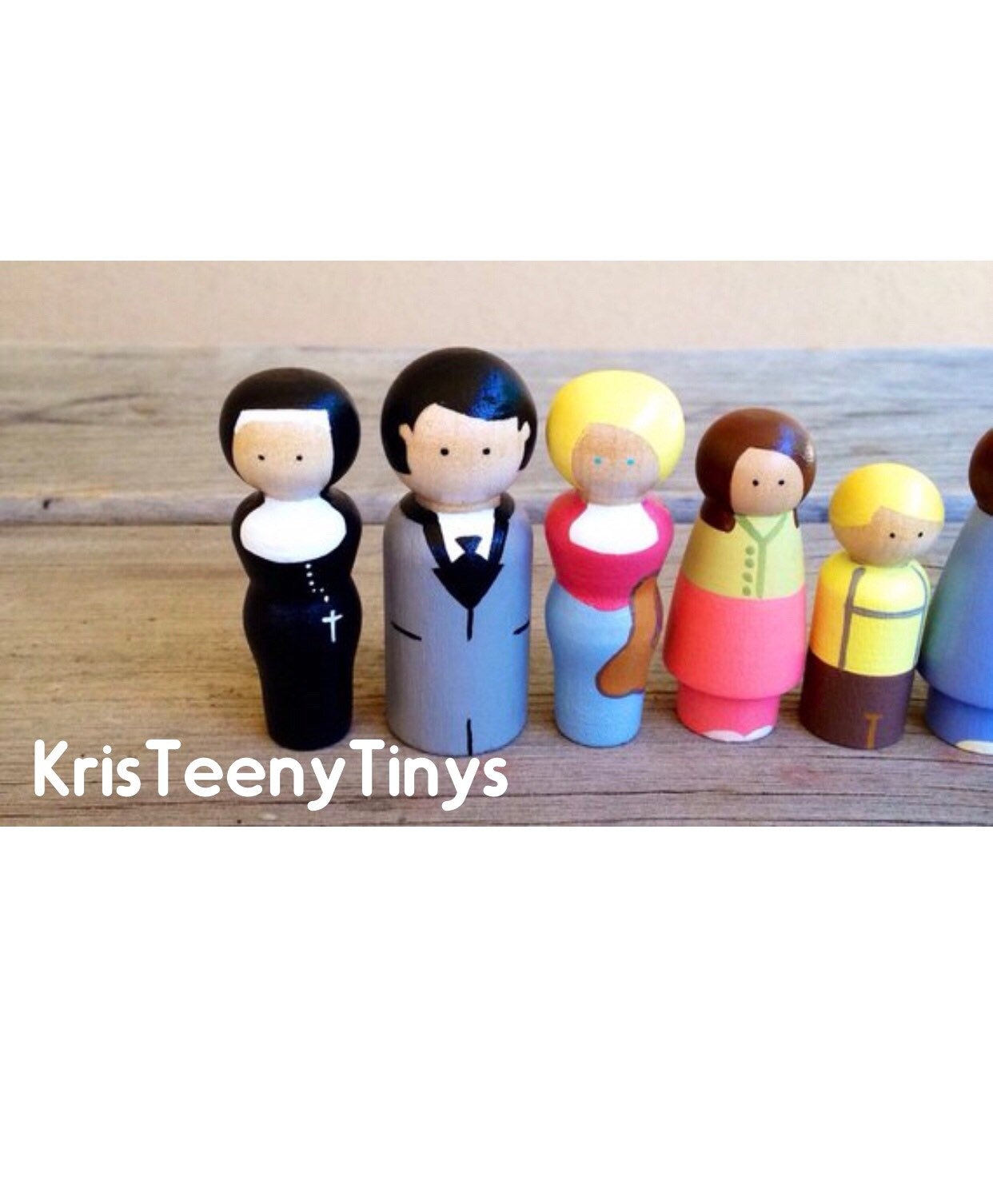 The Sound of Music Wood Peg People Dolls Set - Etsy UK
