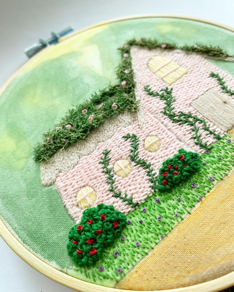 Magical Cottage - Cottagecore Embroidery - Etsy