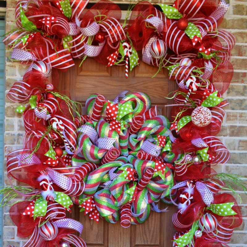 Christmas Door Garland - Etsy