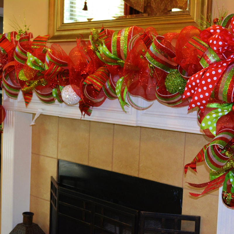 Deco Mesh Garland - Etsy