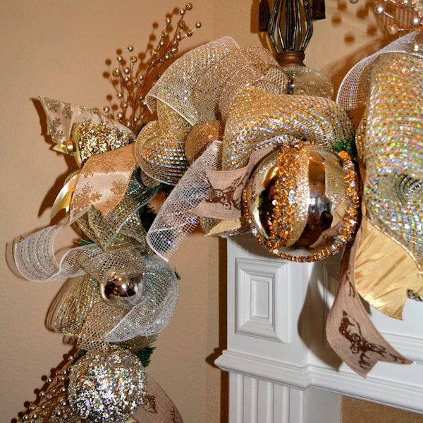Gold Garland - Etsy