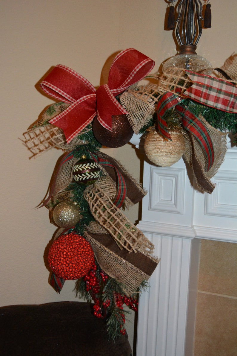 Christmas Cabin Garland Example Only | Etsy