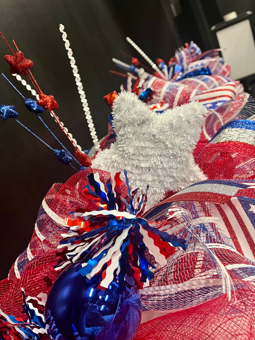 July 4th Garland - Example Only - Etsy