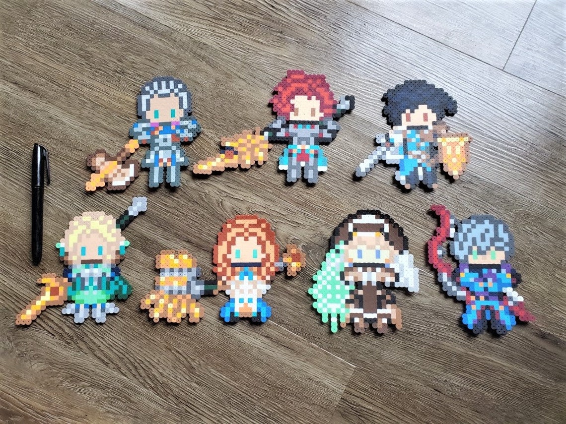 FE3H Blue Lions Timeskip Perlers dedue Sylvain Felix - Etsy