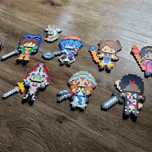 Lunar Silver Star Story Complete Inspired Perlers (alex Noa ...