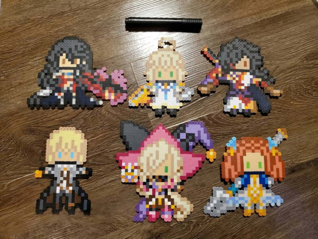 Tob Main Party Inspired Perlers (velvet, Laphicet, Rokurou, Eizen ...