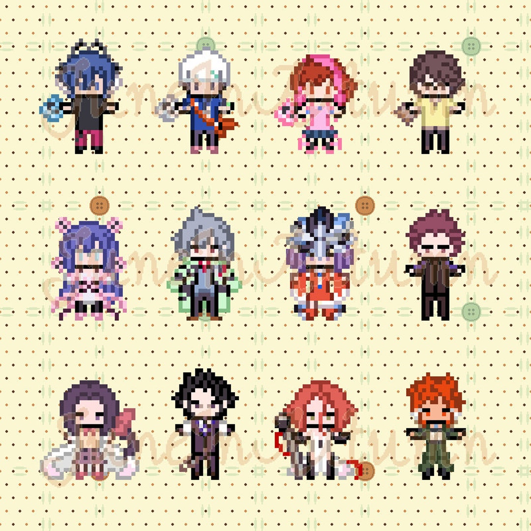 Shin Megami Tensei SMT Devil Survivor 1 Inspired Perlers MC, Atsuro ...