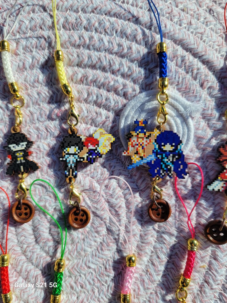 JRPG Miniature Natural Wooden Pixel Art Charms (pick Any 2 for 25 Deal ...