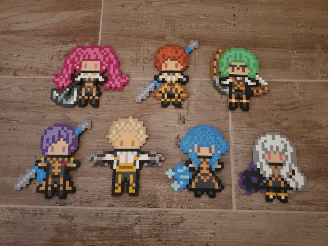 FE3H Golden Deer Students Perlers (hilda, Leonie, Ignatz, Lorenz ...
