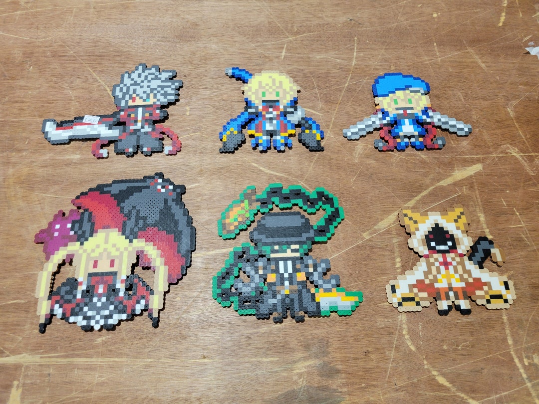 BB Calamity Trigger Part 1 Inspired Perlers (ragna the Bloodedge, Jin ...