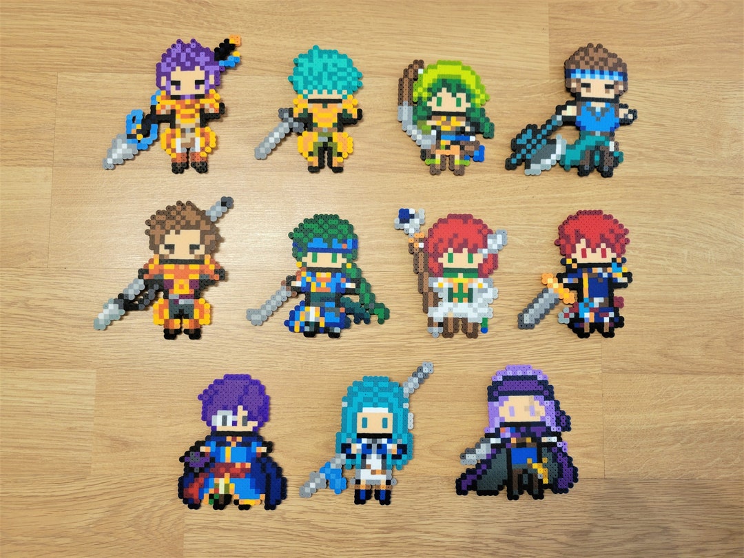 FE7 Eliwood's Story Characters Part 1 (marcus, Lowen, Rebecca, Bartre ...