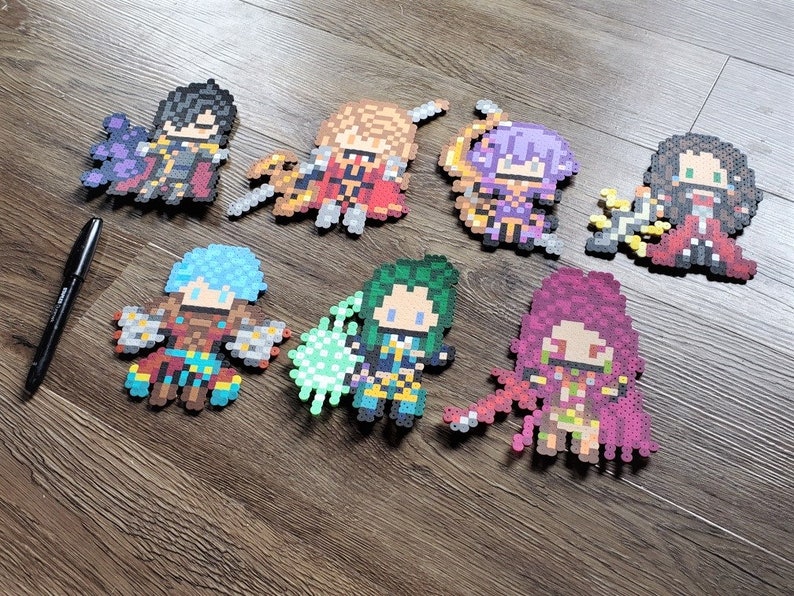 FE3H Black Eagles Timeskip Perlers (hubert, Ferdinand, Bernadetta ...