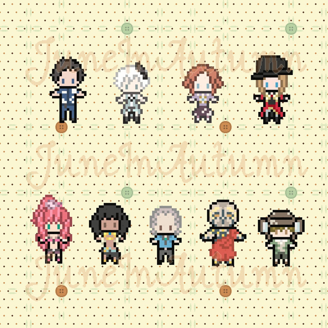 Zero Escape Virtue's Last Reward VLR Inspired Perlers - Etsy