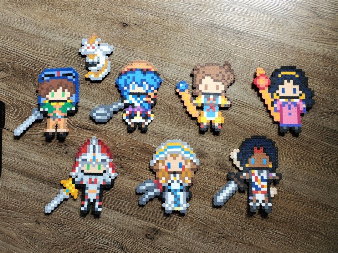 Lunar Silver Star Story Complete Inspired Perlers (alex Noa ...