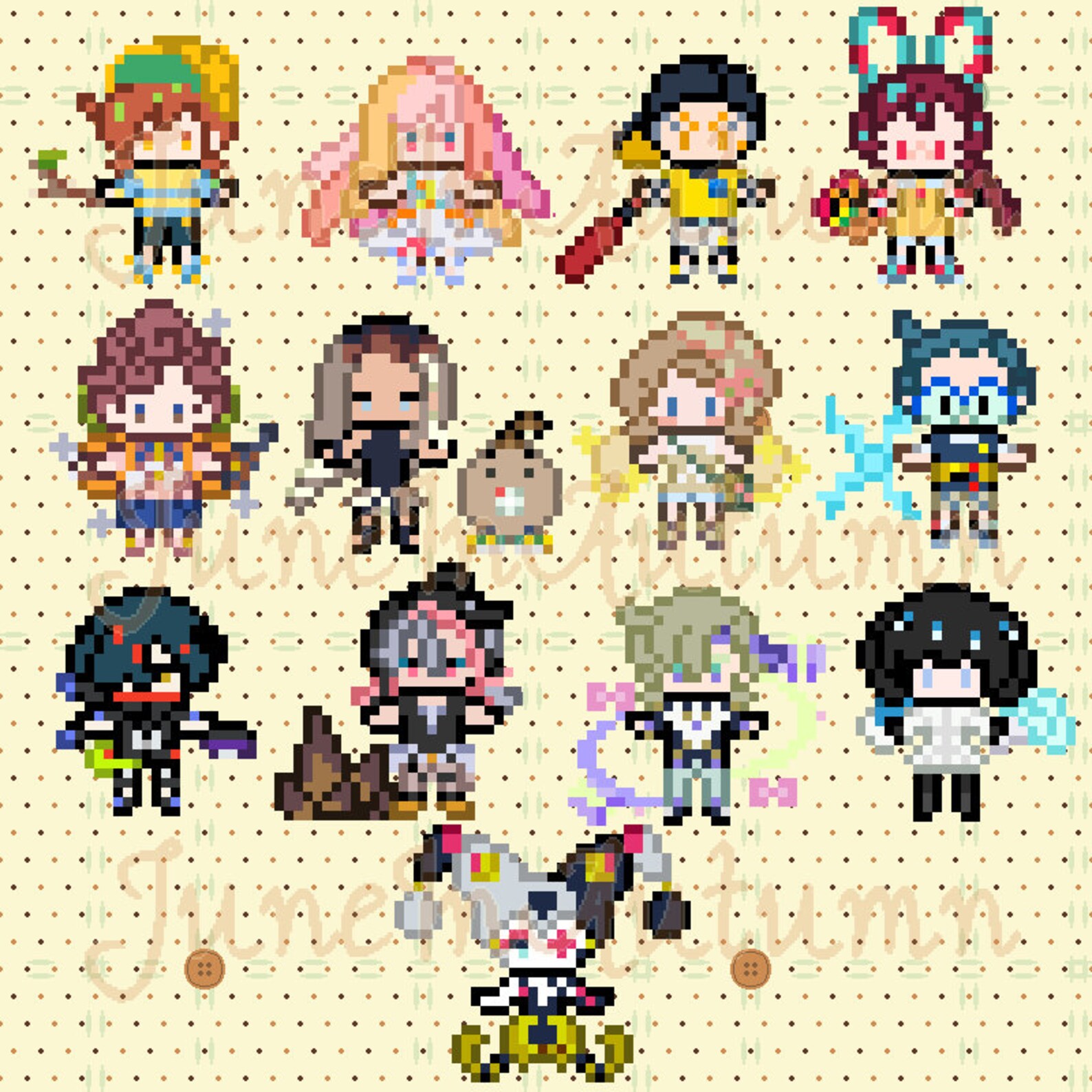 World's End Club Perlers reycho Vanilla Kansai Chuko | Etsy