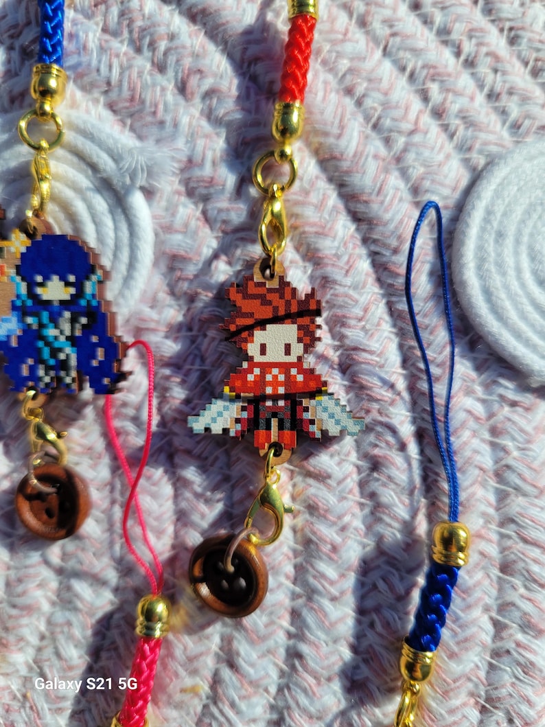JRPG Miniature Natural Wooden Pixel Art Charms (pick Any 2 for 25 Deal ...