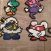 TTYD Perler Partners (goombella, Koops, Flurrie, Yoshi Kid, Vivian ...