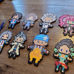 Zero Escape 9 Hours 9 Persons 9 Doors, 999 Inspired Perlers junpei ...