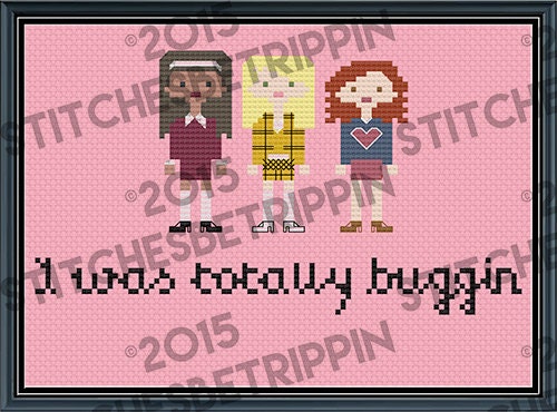 Clueless Cross Stitch Pattern PDF Instant Download - Etsy