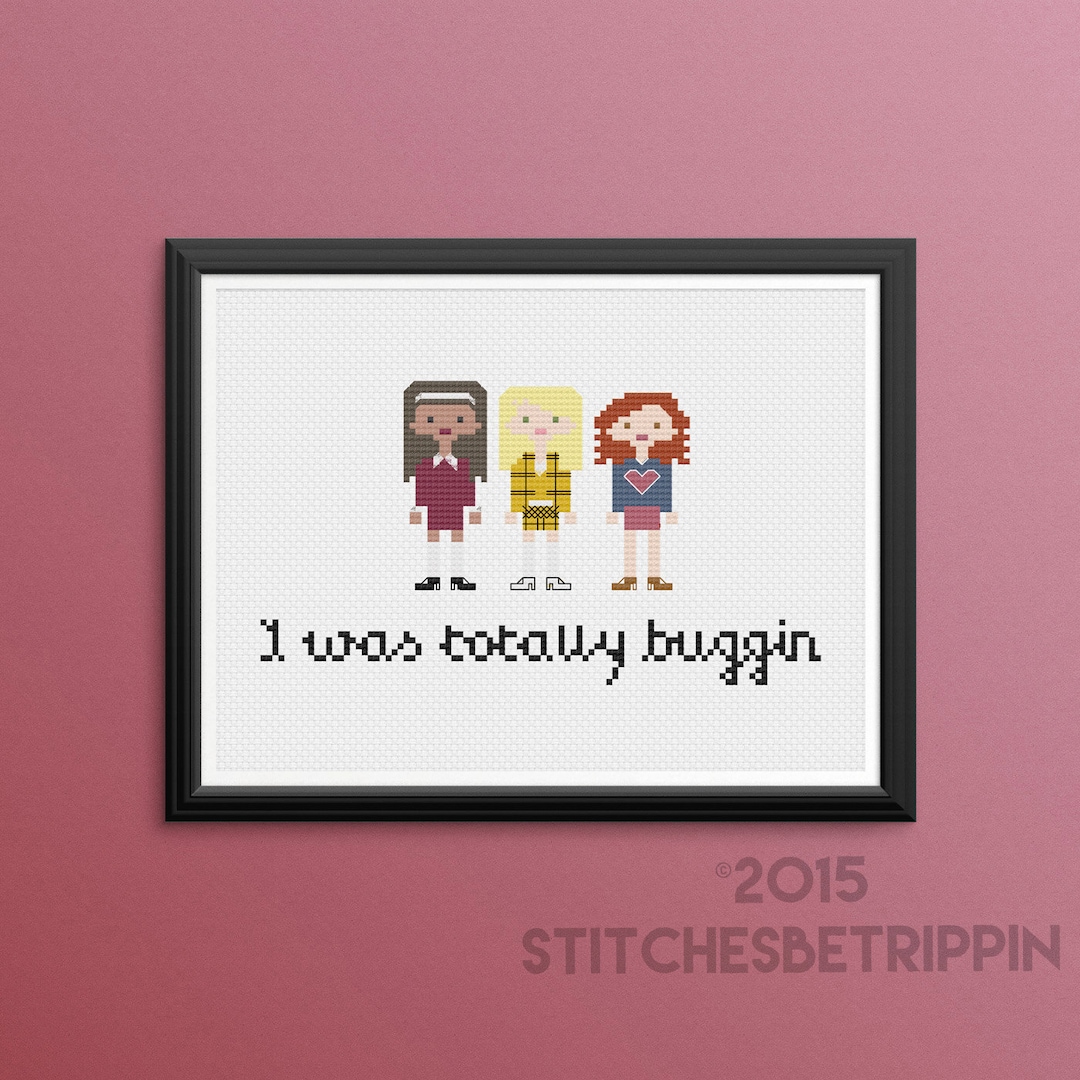 Clueless Cross Stitch Pattern PDF Instant Download - Etsy