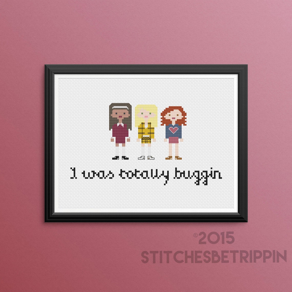 Clueless Cross Stitch Pattern PDF Instant Download - Etsy