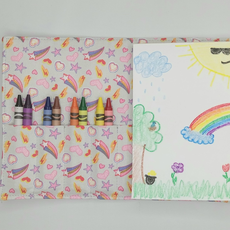 Scratch Art Coloring Book - Etsy