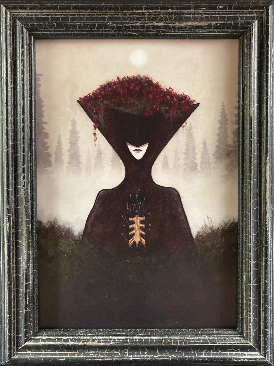 Beguile, Dark Art Print, Watercolor - Etsy