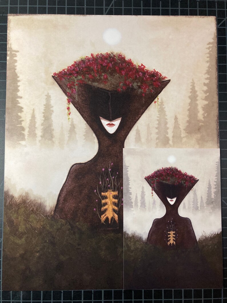 Beguile Dark Art Print Watercolor - Etsy