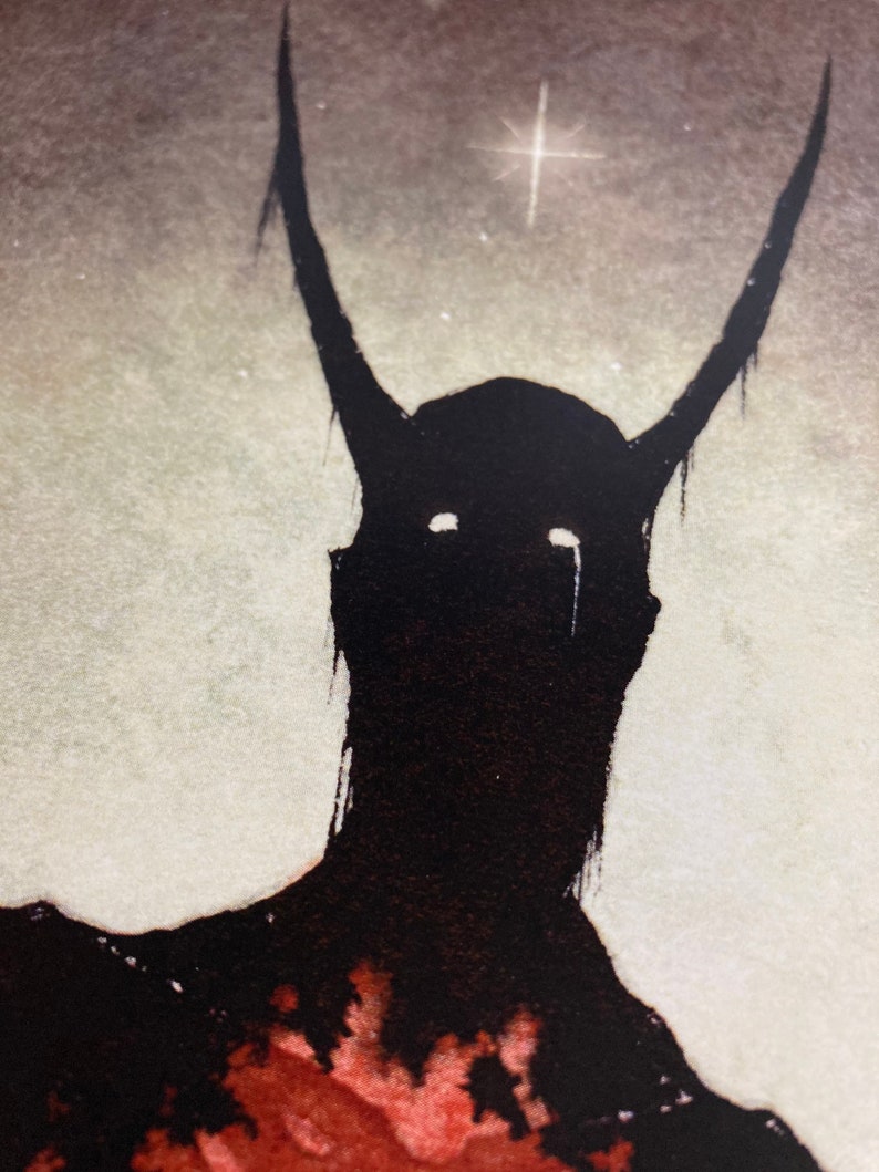 Forlorn Dark Art Print Watercolor - Etsy