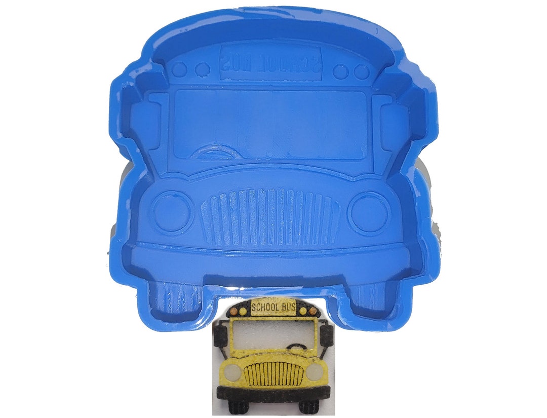 School Bus Silicone Freshie Mold - Silicone Mold - Car Freshie Mold ...