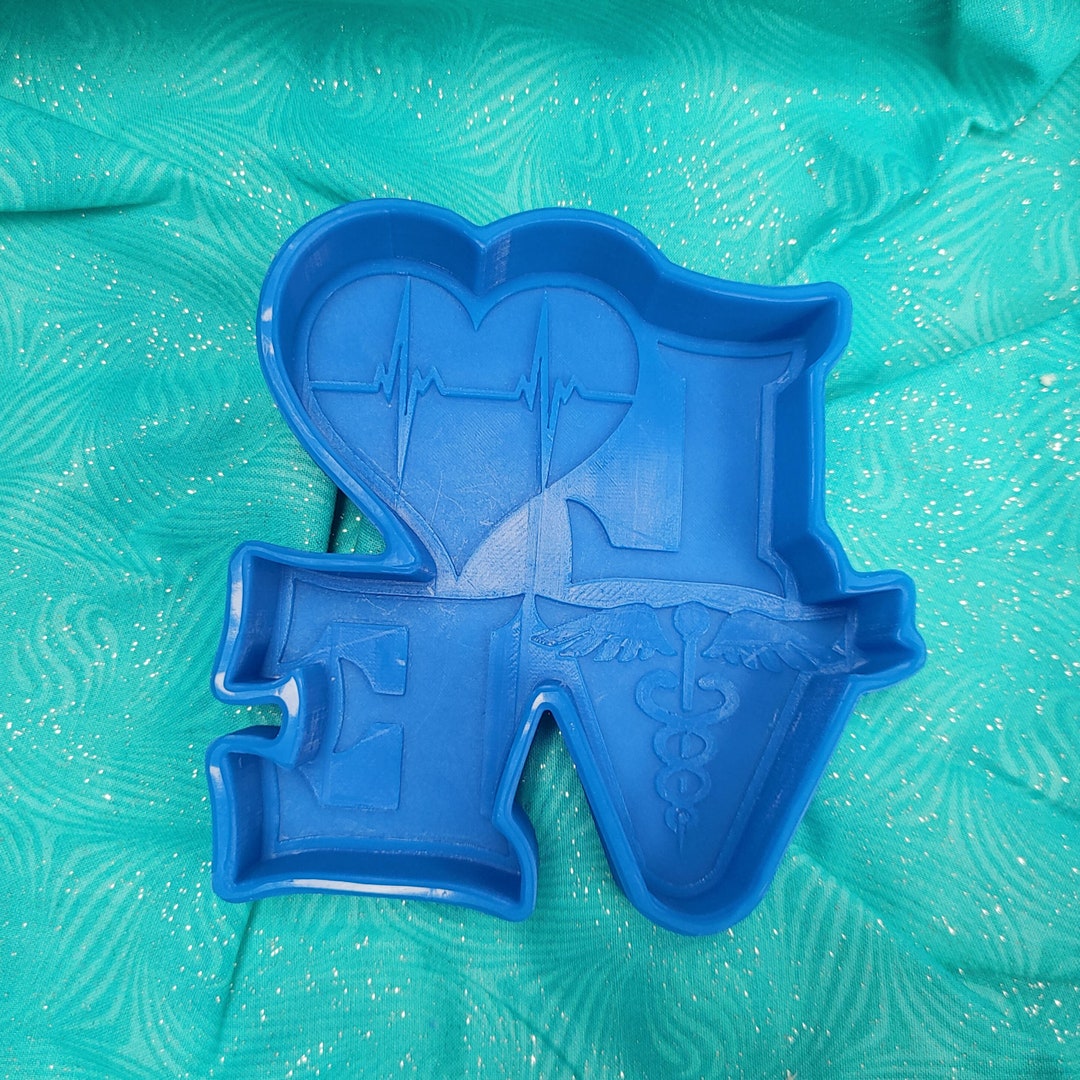 Nurse Doctor EMT Medical LOVE Freshie Mold - Silicone Mold - Freshie ...