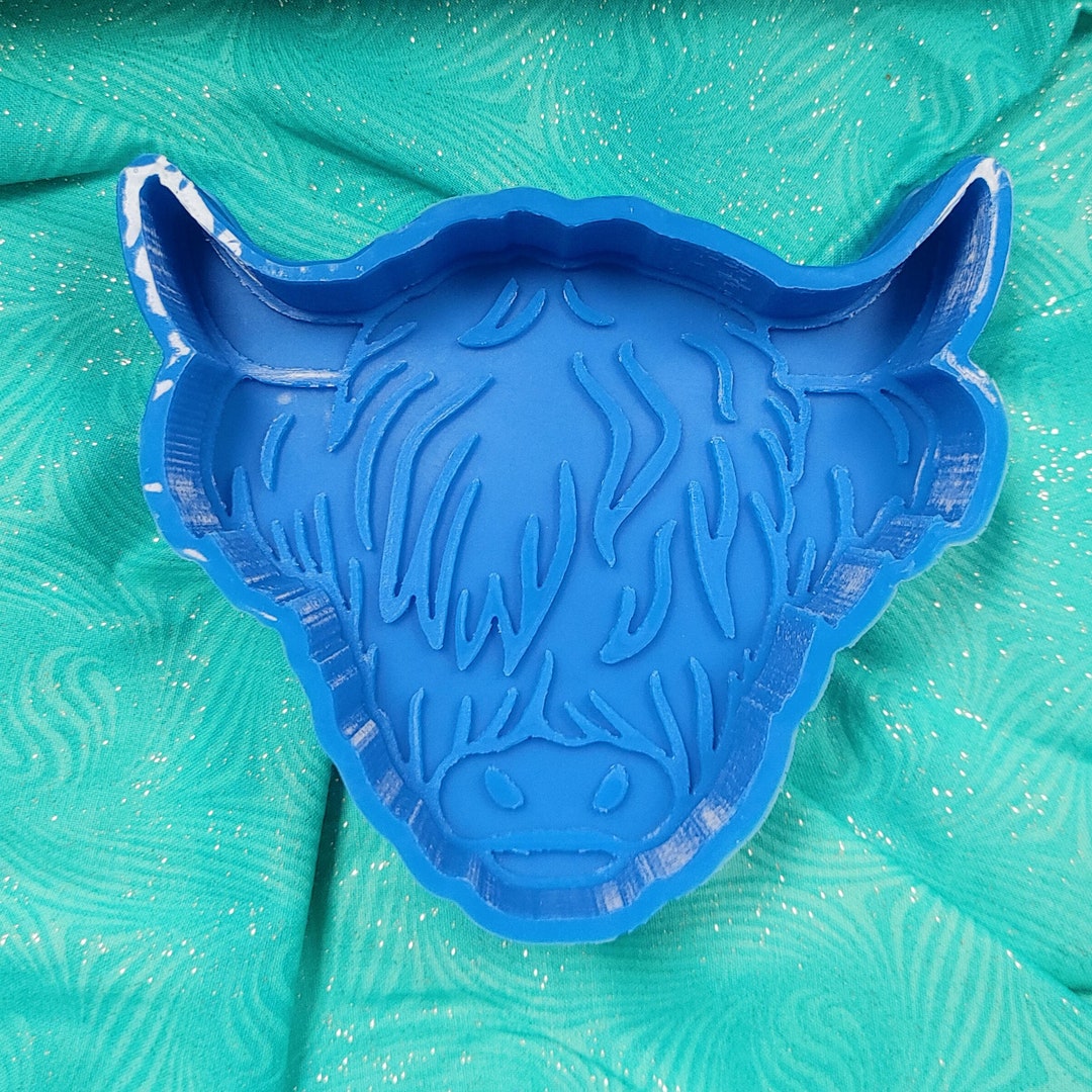 Highland Cow Plain Silicone Car Freshie Mold - Etsy