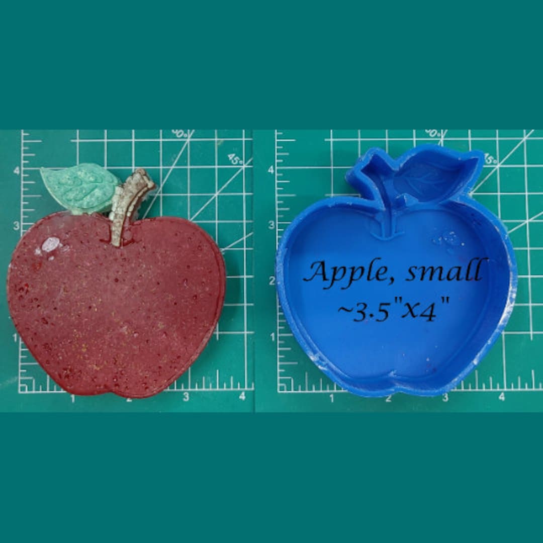 Apple Freshie Mold Silicone Mold Freshie Mold Resin Mold Candle Mold ...